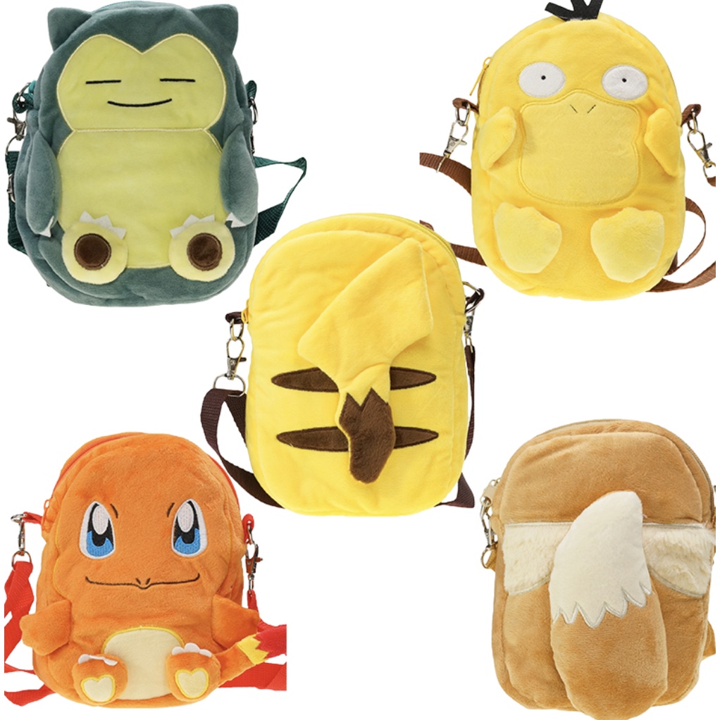 Pokemon Sling Bag Snorlax Psyduck Pikachu | Shopee Singapore