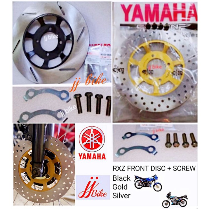 RXZ NEW OLD FRONT DISC PLATE WITH BOLT / WASHER FULL SET YAMAHA SUNSTAR ...