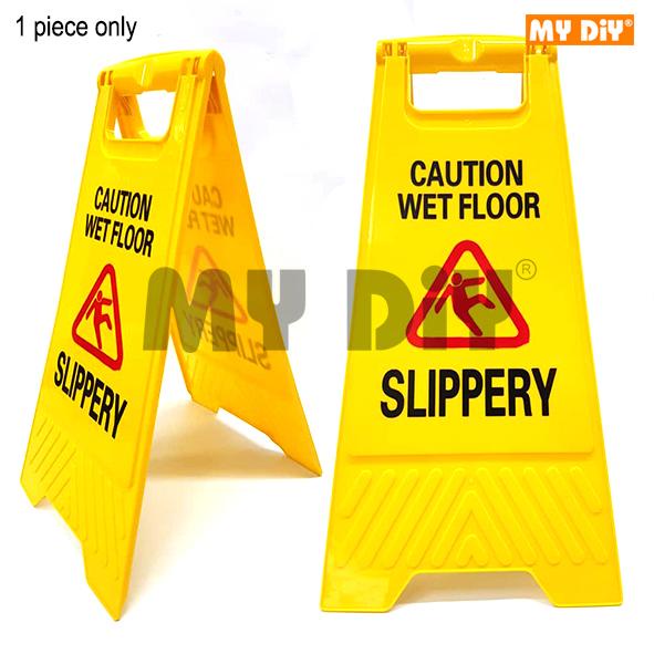 DIY Online4u - SLIPPERY WET FLOOR CAUTION SIGN BOARD NO ENTRY SIGN ...