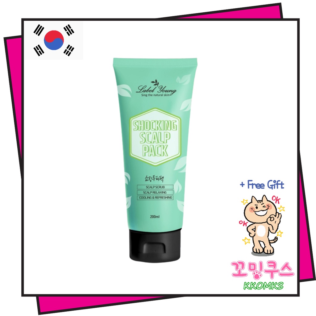 [KOREA] label young Shocking Scalp Pack 200ml | Shopee Singapore