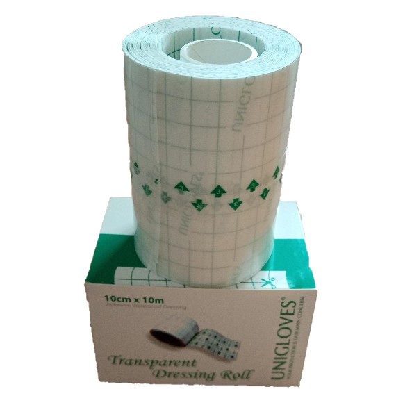 [1 Roll] Unigloves Transparent Dressing Roll (Adhesive Waterproof ...