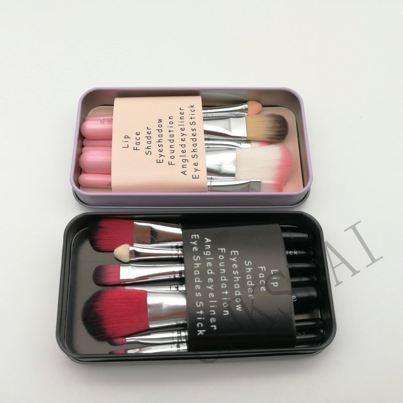 LUXURY Makeup Set Of 7 Brushes Pieces Brushes | Shopee Singapore