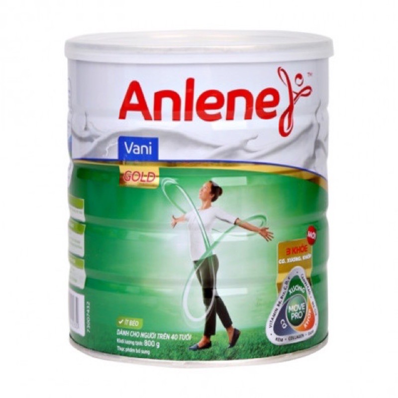 Anlene Gold Movepro Vanilla Powdered Milk Can 800g (over 40 years old ...