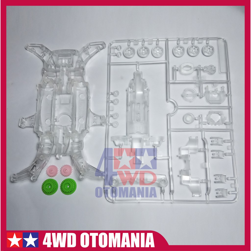 Tamiya MA Fluorescent Chassis Set Polycarbonate Body - Clear - Shinjiro ...
