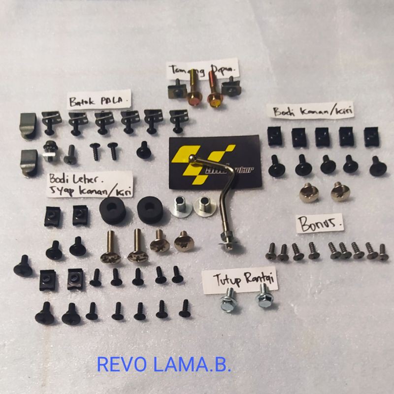 Old revo full body Bolt Bolt/revo 100cc fullset body Bolt | Shopee ...