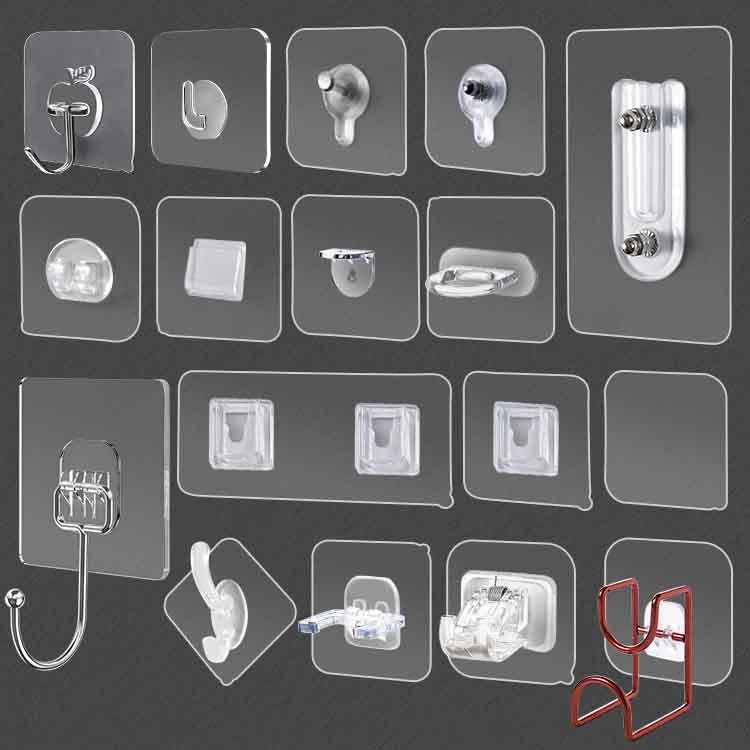 Multi-style Powerful Hook All Kind of Non-marking Sticker Universal ...
