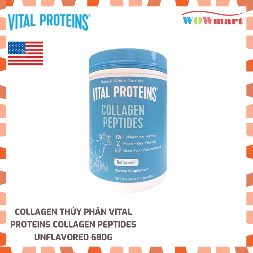 Vital Proteins Hydrolyzed Collagen Peptides Unflavored 680g | Shopee Singapore