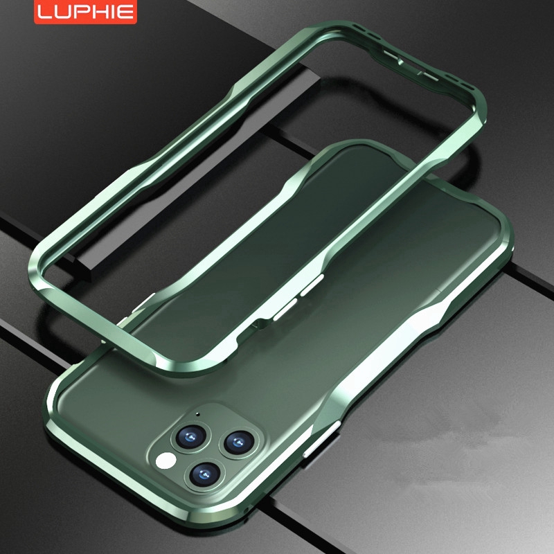 Aluminum Metal bumper frame For iphone 11 Pro Max Ultra Thin Cases Back ...