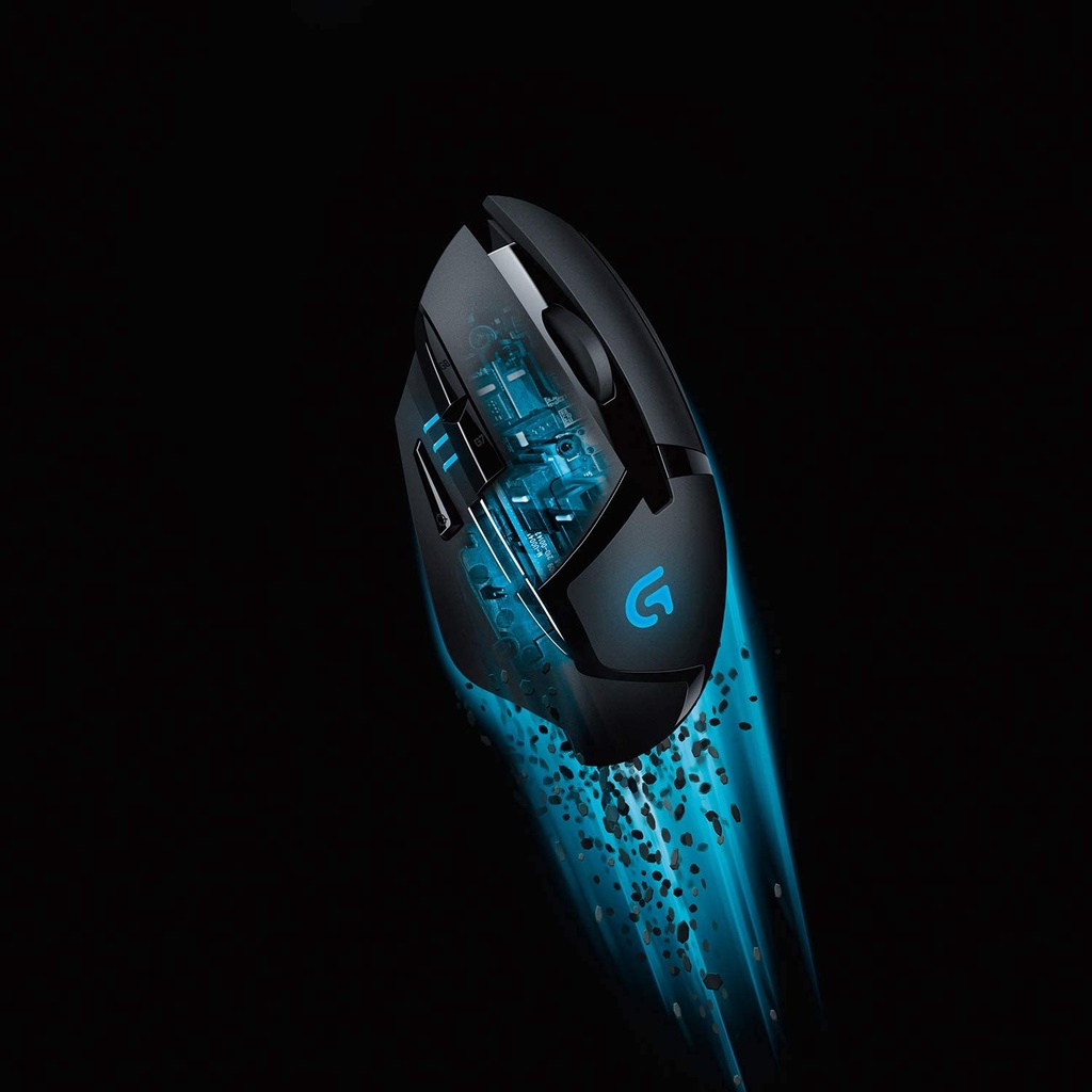 Logitech G402 Hyperion Fury FPS Wired Gaming Mouse, 500 IPS, 8 programmable buttons, 1 ...