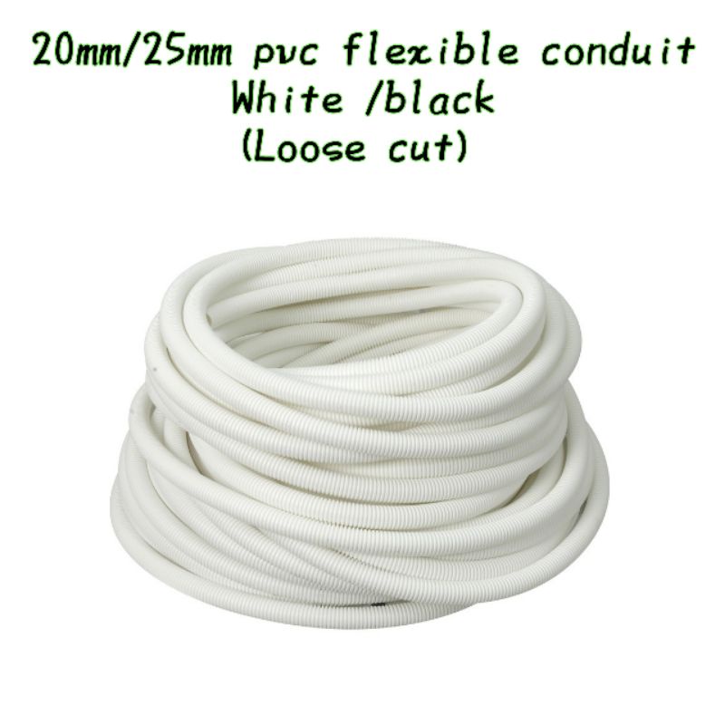 (Loose cut) 20mm 25mm pvc flexible conduit flexible tubing (price for ...
