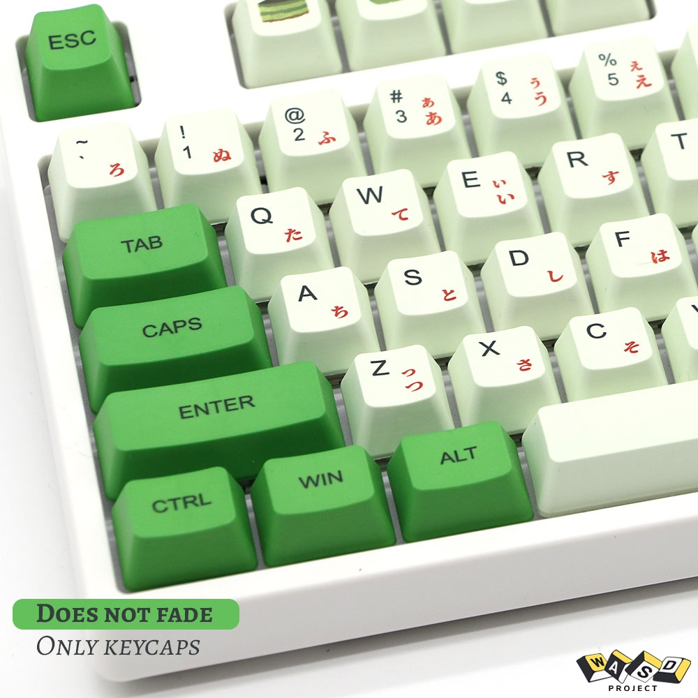 Matcha Japanese Keycap Set | Pbt Dye Sub | Oem Profile | 108 Keys ...