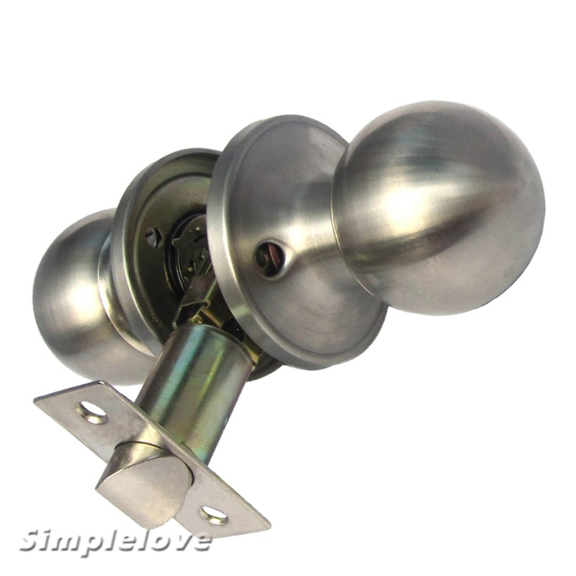 Passage Knob Lever Handle Non Locking Brushed | Shopee Singapore