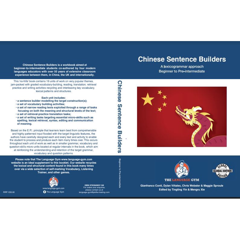 CHINESE SENTENCE BUILDERS : Study Book, Answer Book : 9783949651168: ...