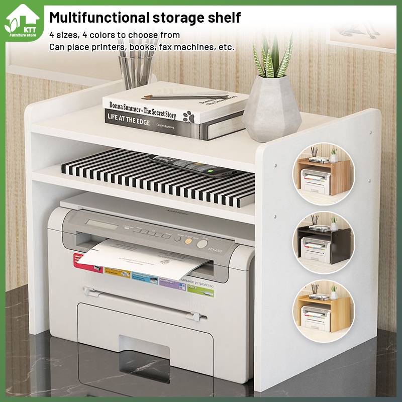 Shelf Multi-layer printer shelf Office Copy rack Home Office desk Host ...
