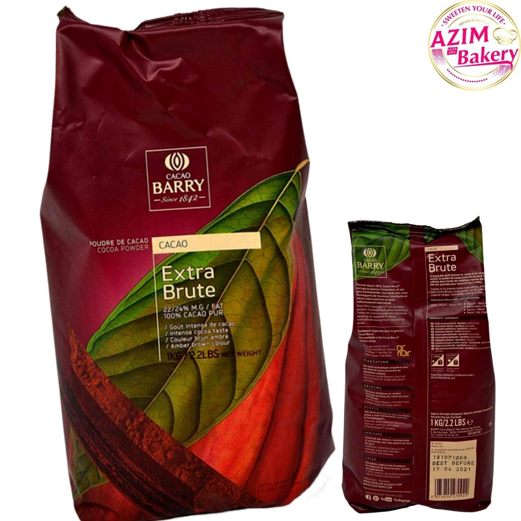 Extra Brute Cocoa Powder | Extra Brute Cacao Barry Pure Cocoa Powder ...