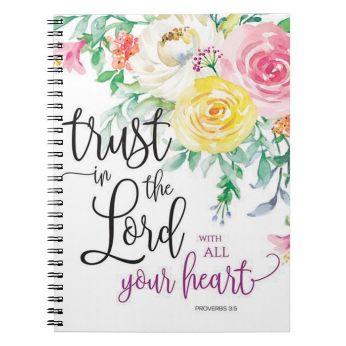 Christian Bible Verses A5 Single Line Notebook| Dairy Journal ...