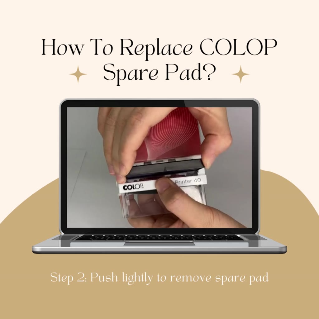 COLOP Replacement Ink Pad | Rectangle Shape Stamp Pad Model P10 P20 P30 ...
