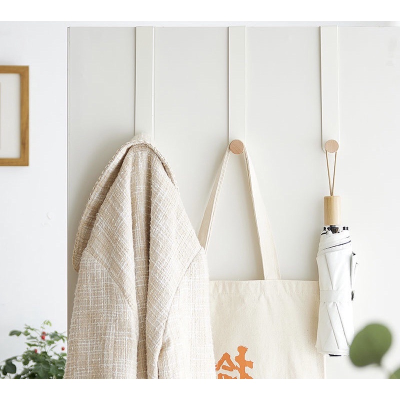 [SG Stock] Multi-purpose Back Door Hanger for Bags Clothes without ...