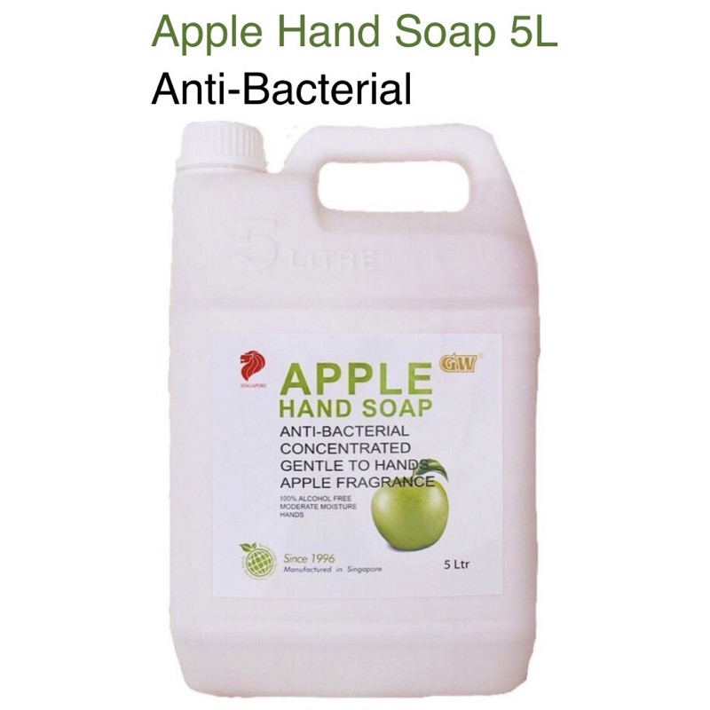 1bot 5L $19.00 Apple Hand Soap 5L | Shopee Singapore