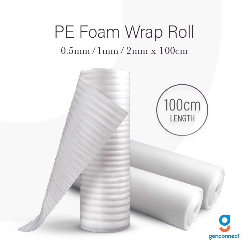 【SUPER VALUE】PE Foam Roll [0.5/1/ 2/3mm Thickness] 1-20M Cushion Foam ...