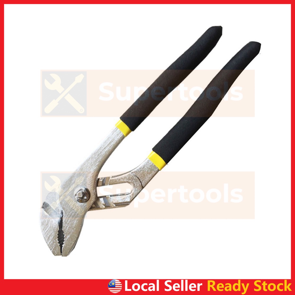 8" 10" 12" inch Water Pump Plier Plumbing Pipe Wrench Adjustable ...