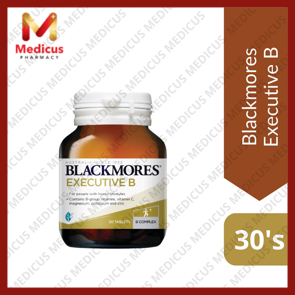 Blackmores Executive B Tablets 30's (Exp: 07/2025) | Shopee Singapore