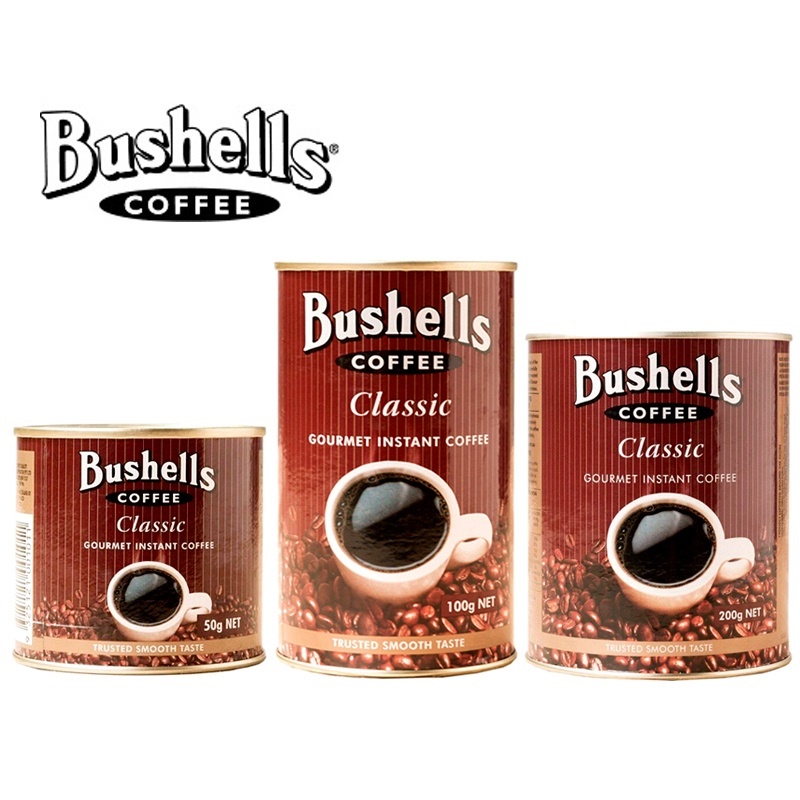 Bushells Coffee Classic Gourmet Instant Coffee Powder 布休斯速溶黑咖啡 (50g ...