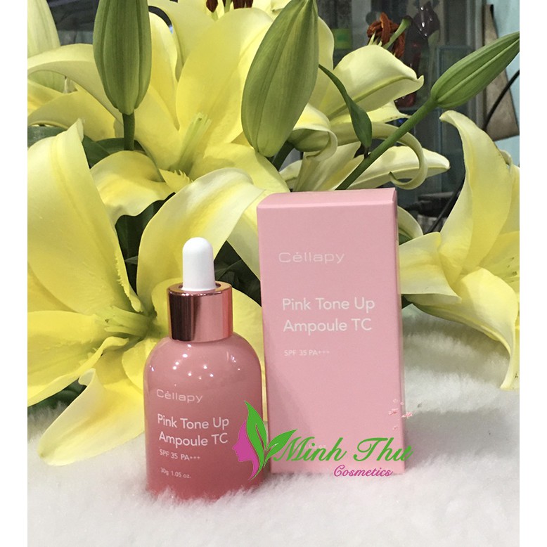 CELLAPY Celapy Pink Tone Up Ampoule SPF50+ whitening and tone-enhancing ...