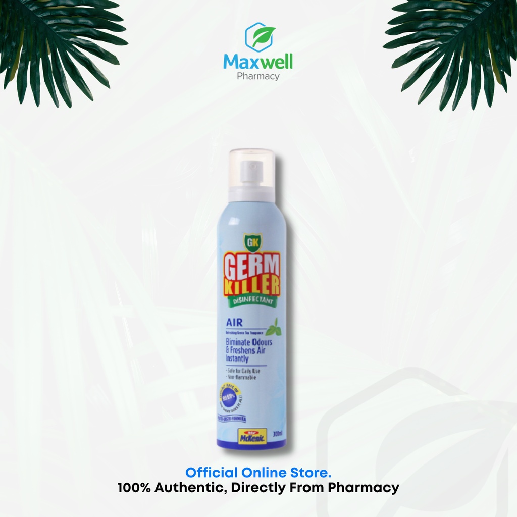 GK Germ Killer Disinfectant Air 300ml | Shopee Singapore