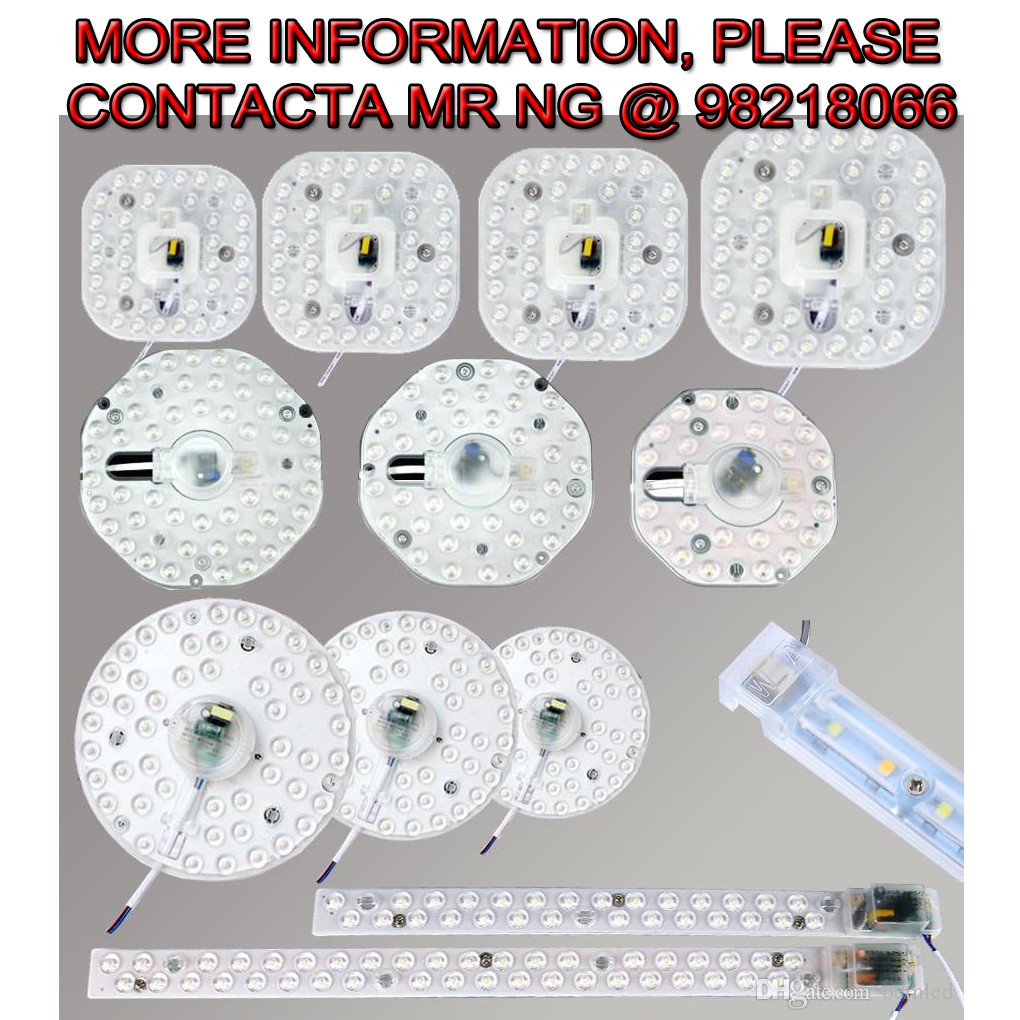 Round LED Ceiling Light Source Module 🇸🇬 LED Lamp 🇸🇬 Replacement Light ...
