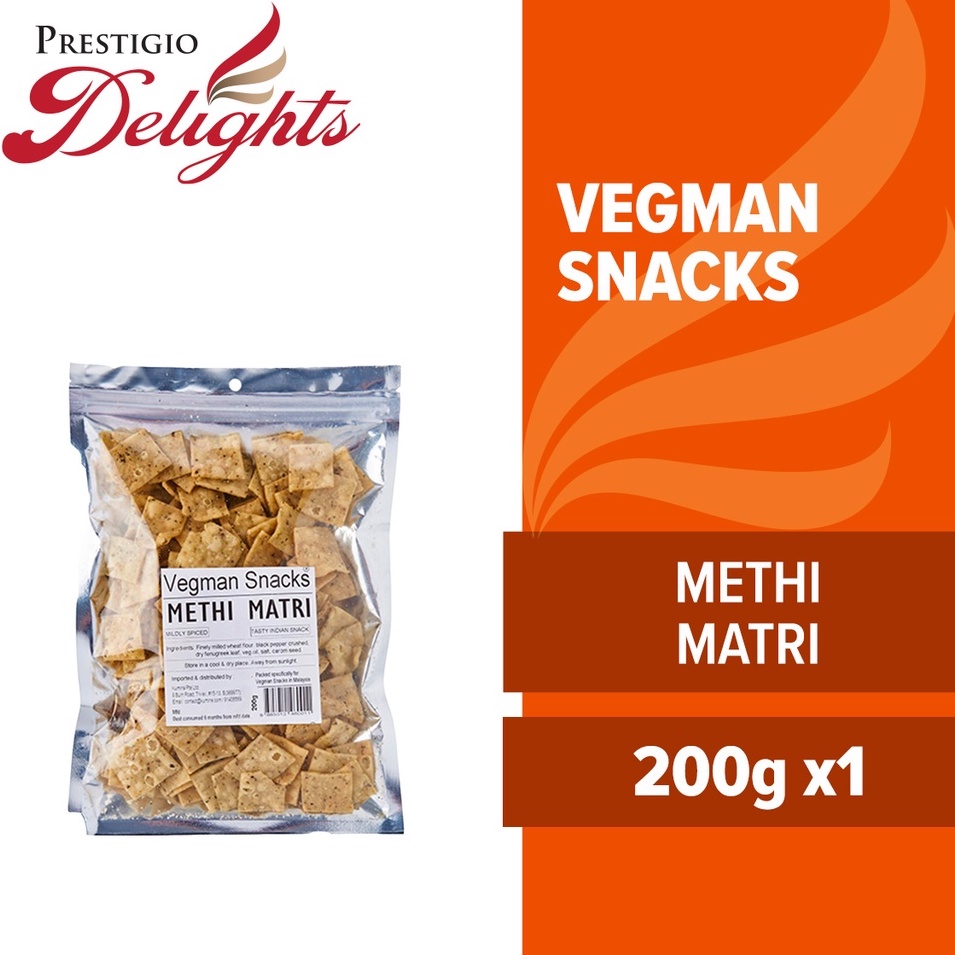 Vegman Snacks Methi Matri 200g | Shopee Singapore