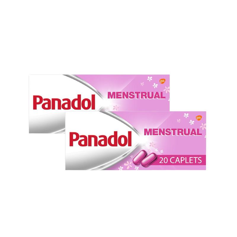 (Bundle Of 2) Panadol Menstrual For Period Pain Relief, 20 Tablets ...