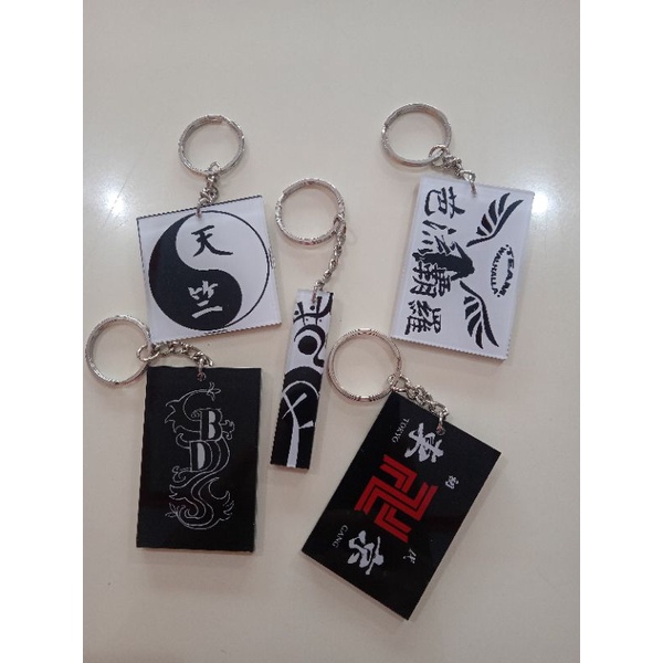 Tokyo Revengers Keychain (Bonten, Touman, Brahman, Valhalla,Tenjiku ...