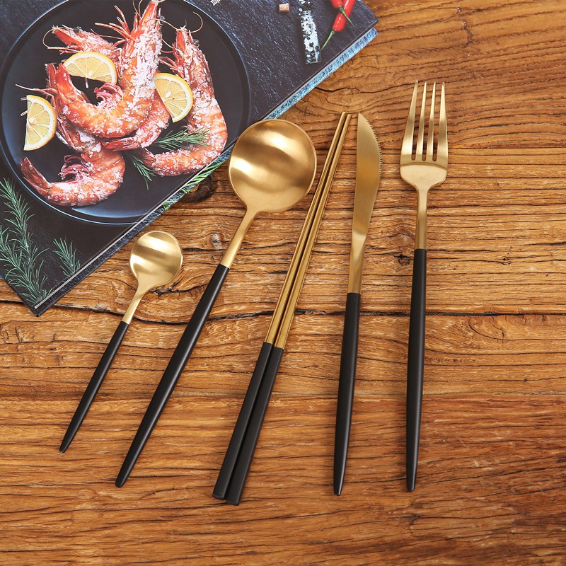 Cutlery Set 5pcs cutlery set | Shopee Singapore