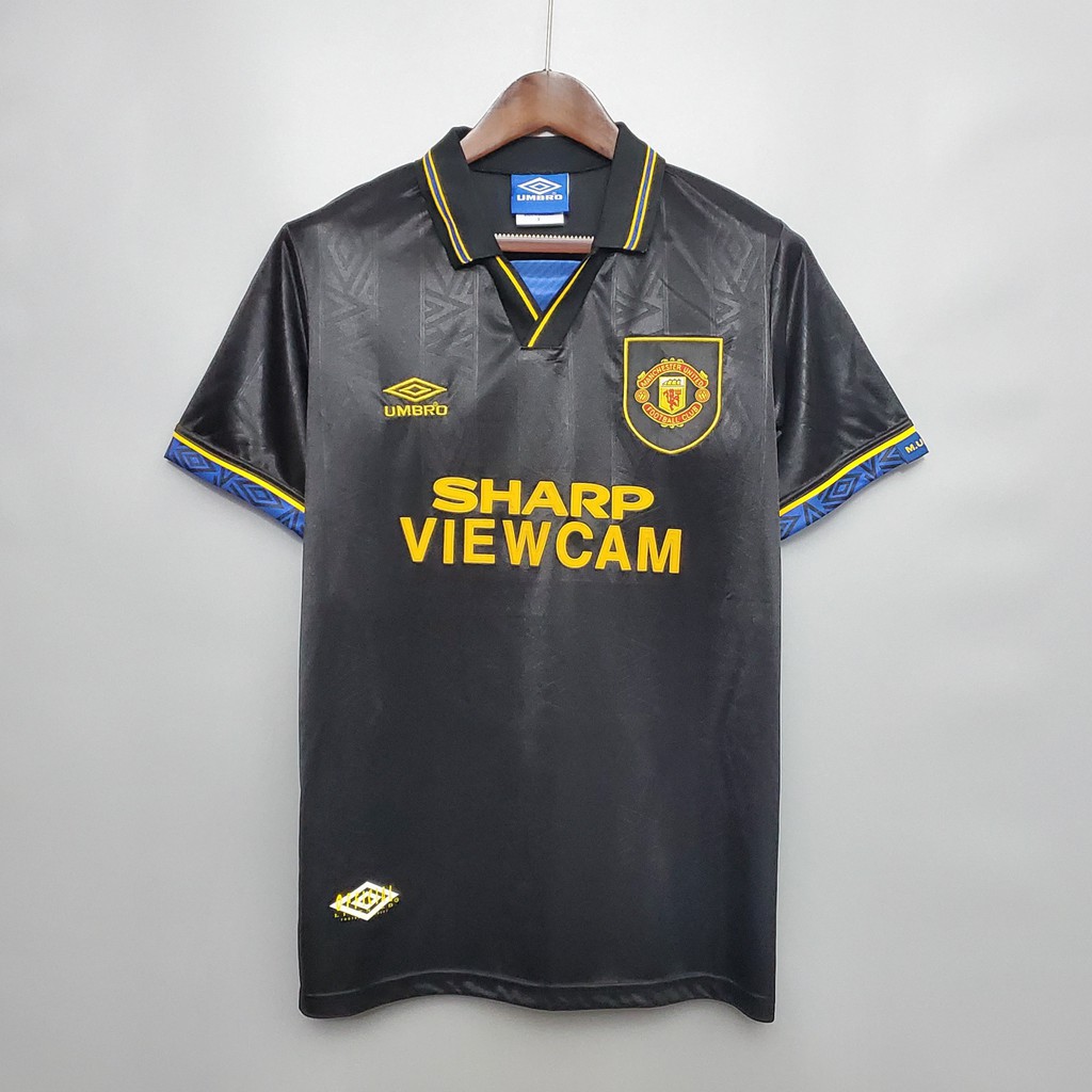 93-95 MU Away Retro Soccer Jersey Football | Shopee Singapore