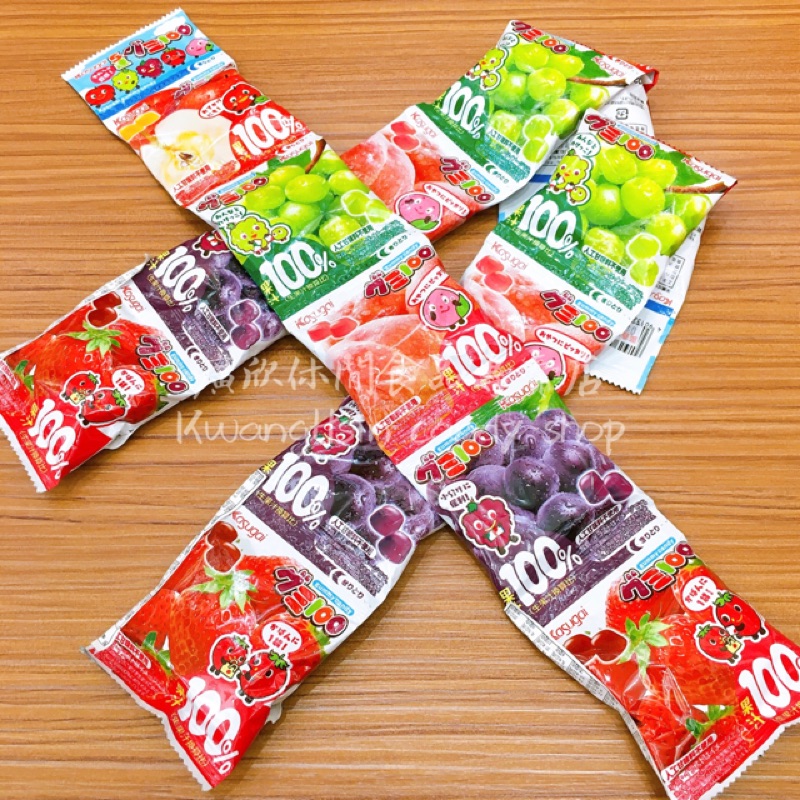 Kasugai 5 Continuous Gummies/5 QQ Gummies/Comprehensive Fruit Gummies ...