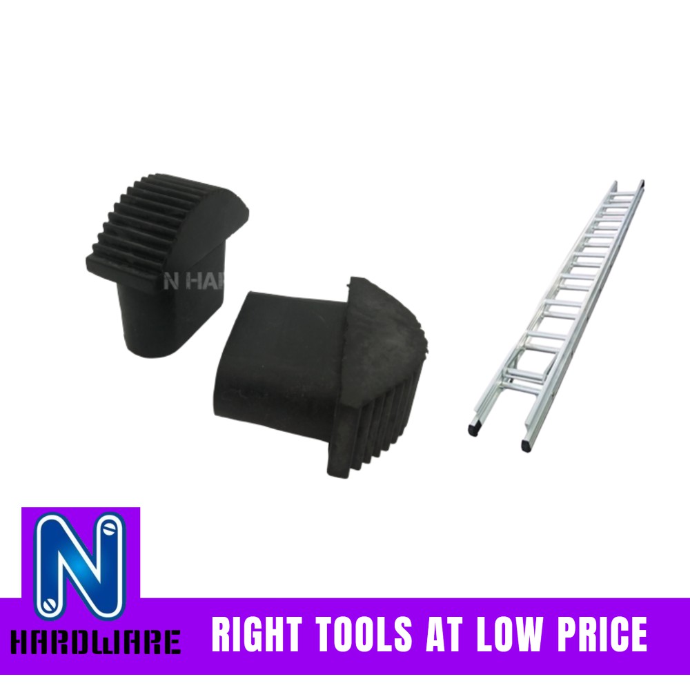 2pcs Aluminium Extension Ladder Rubber Shoe Ladder ToeKaki Tangga 云梯脚套 ...