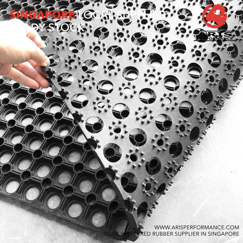 Commercial Kitchen Anti Slip Floor Mat, Restaurant Kitchen Rubber Ring ...