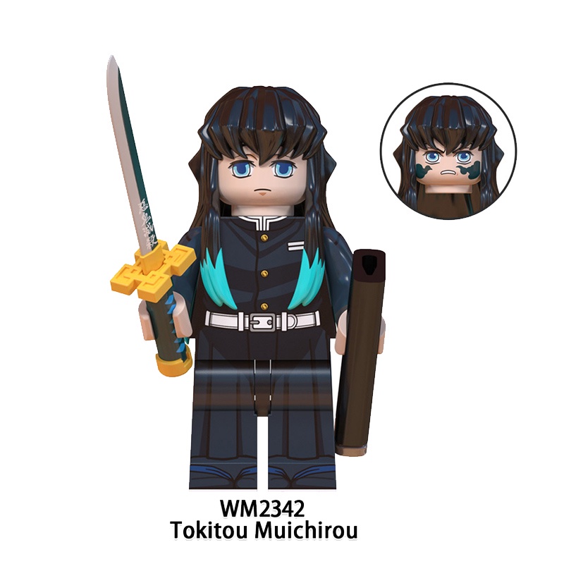 Kamado Tanjirou Minifigures Nezuko Slayer Building Blocks Toys Child ...
