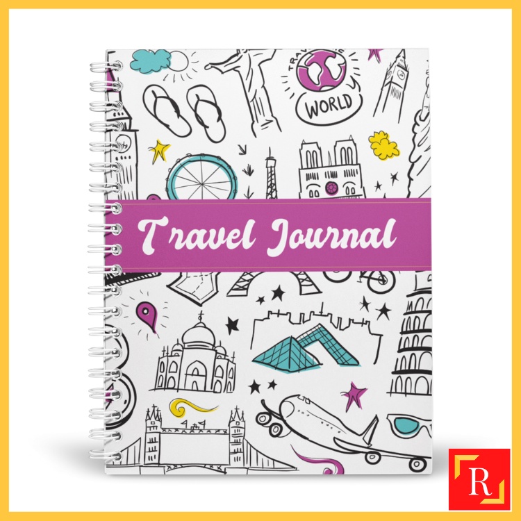 Travel Journal/Spiral Notebook/Double Ring Notebook 3 - (A5 | 100 Pages ...