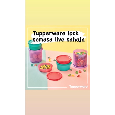 Tupperware lock during live | Shopee Singapore