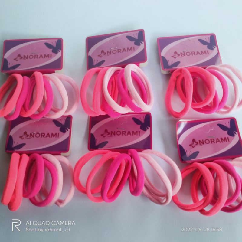 Norami Hair Tie 1 card Contains 6 pcs | Shopee Singapore