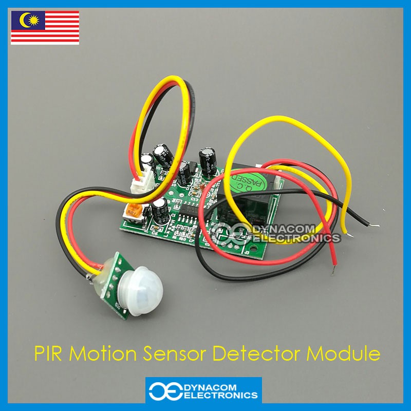DC12V PIR Motion Sensor Detector Module With Relay And Output Delay ...