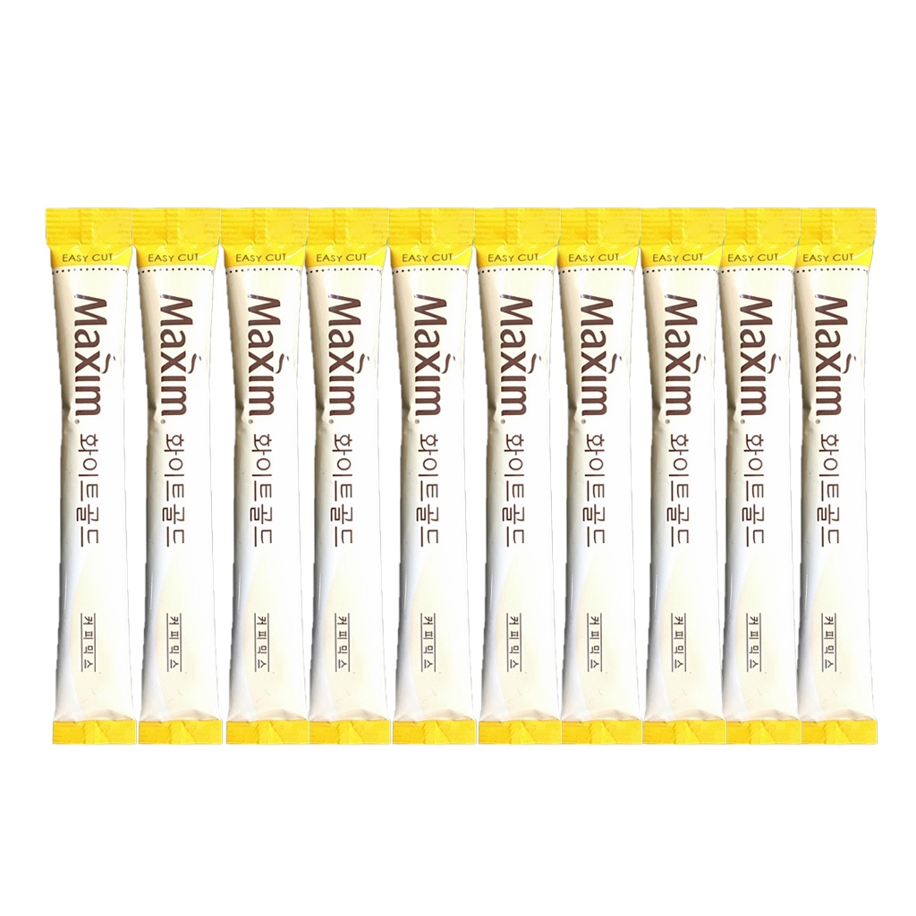 Maxim 10 STICKS instant coffee / Mocha Gold White Simple latte Arabica ...