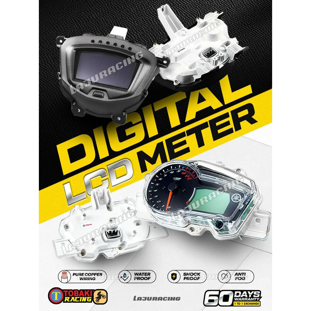 TOBAKI LCD Meter Y15 V1 V2 | Miter Set Speedometer Y15ZR YSUKU Digital ...