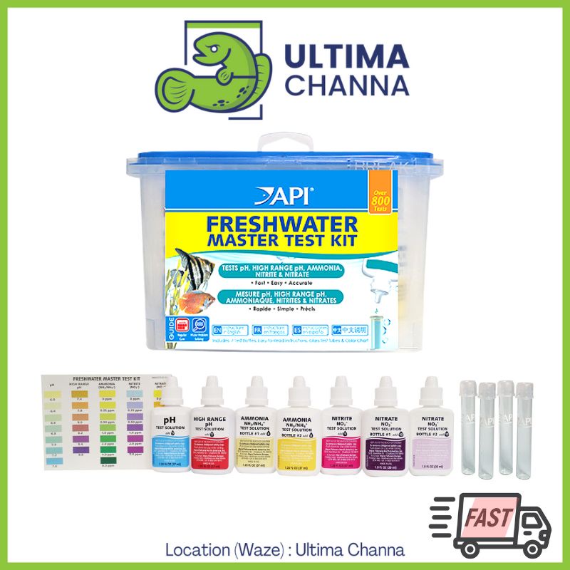 API Freshwater Master Test Kit for aquarium fish, aquascape: test pH ...
