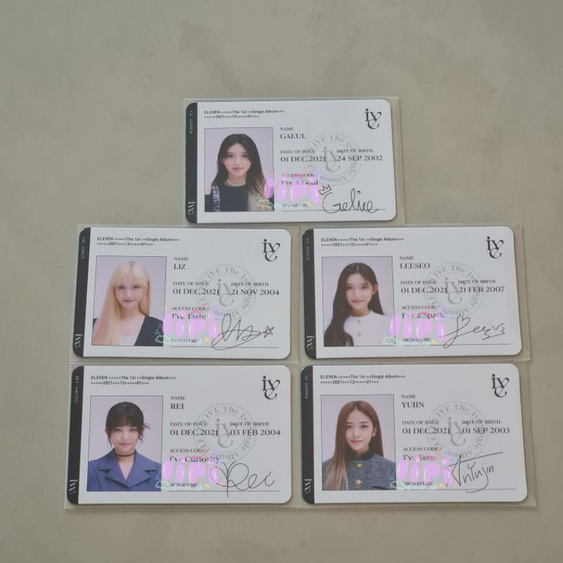 [Read Description] wts want to sell ready pc photocard id card gaeul ...