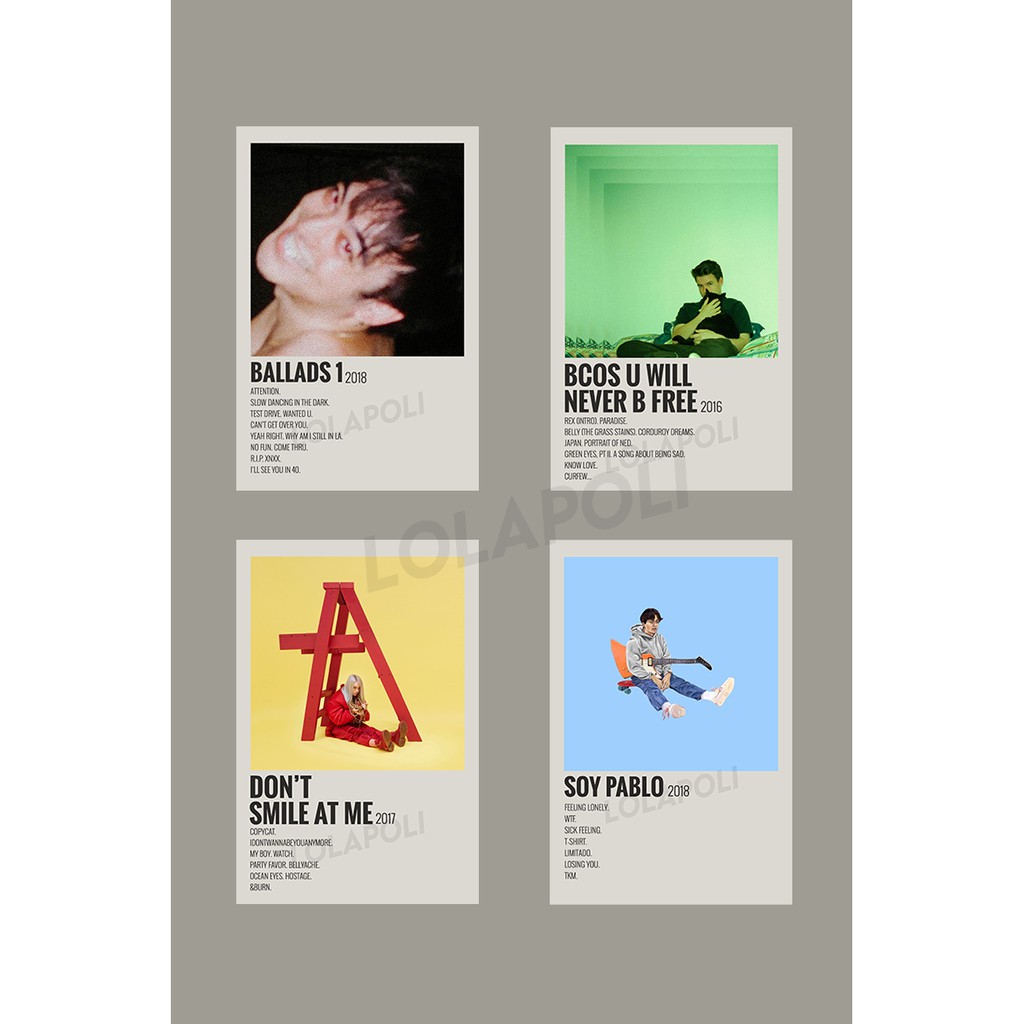 Album Cover Poster Package - 2 | Shopee Singapore