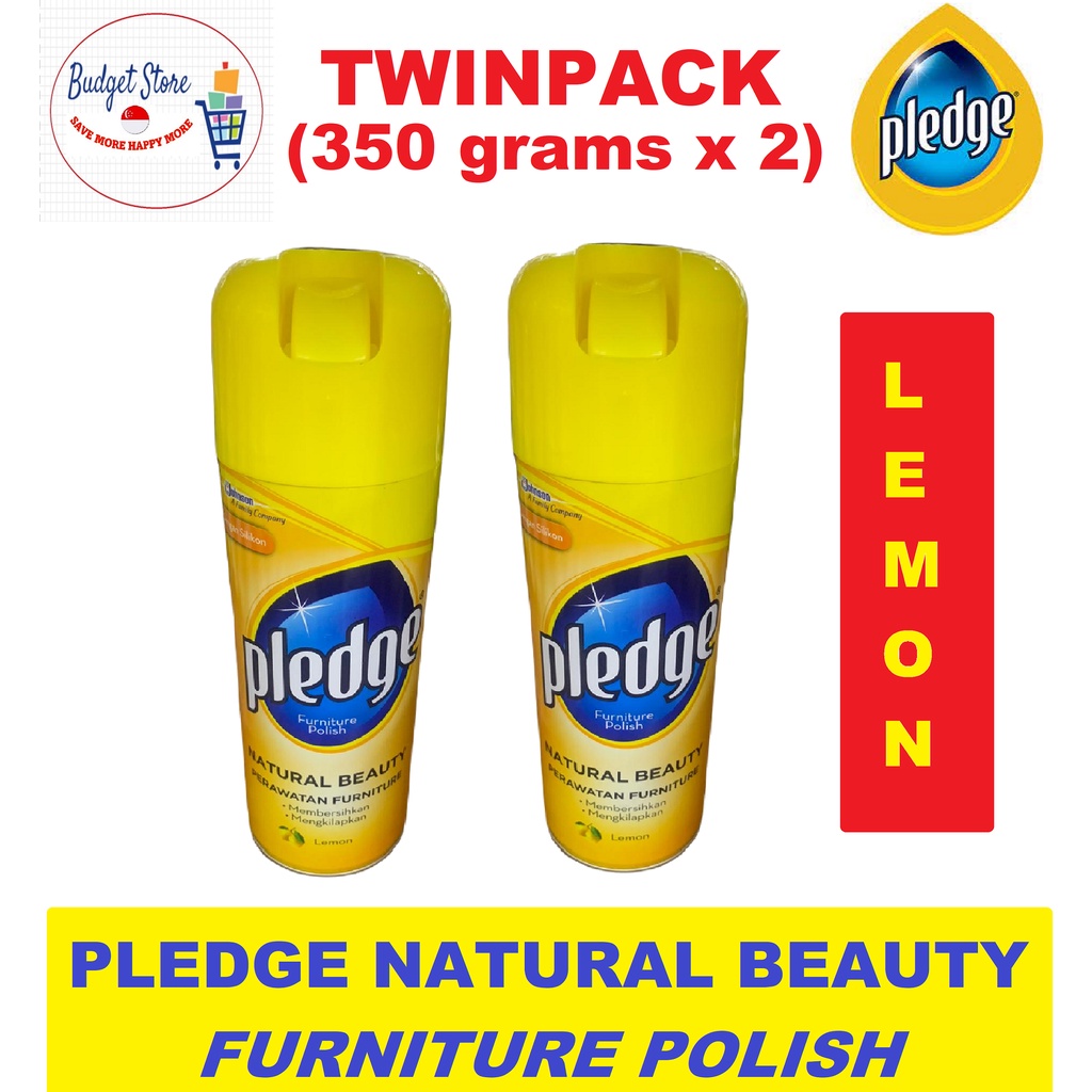 Pledge Natural Beauty Furniture Polish (350 grams x 2)TWINPACK | Shopee ...