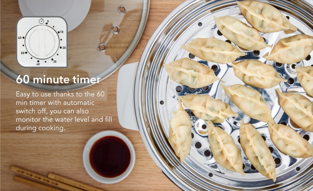 Tefal Stainless Steel Convenient Steamer VC1451 | Shopee Singapore